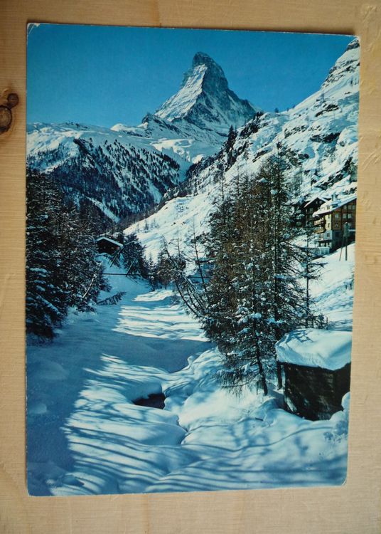 Zermatt. Matterhorn, 20.2.1973 (Gebraucht) in Rieden SG für CHF 1 – mit Lieferung auf Ricardo kaufen