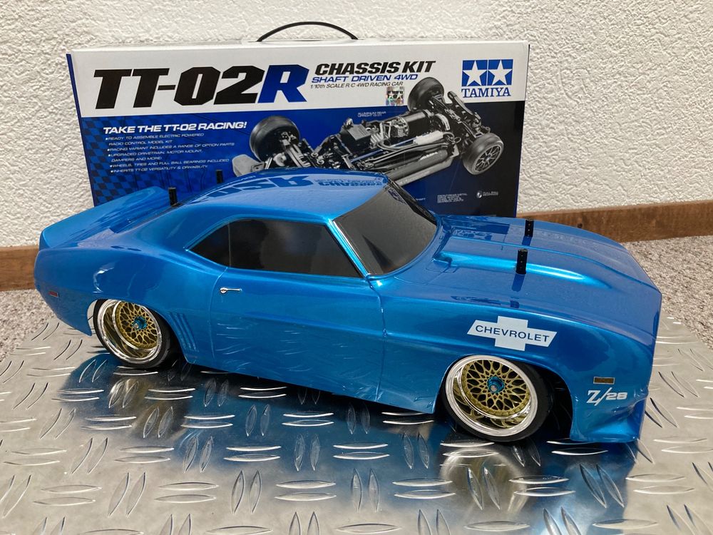 Tamiya TT-02R Chassis & Pro-Line Karosserie Z 28 NEU! (Neu (gemäss ...