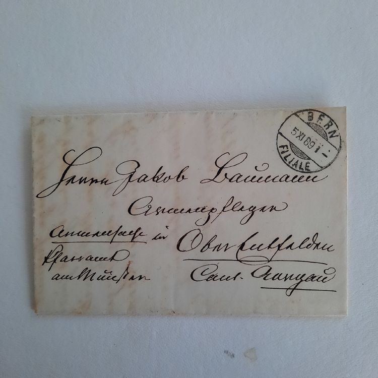 Alter Brief mit Siegel, 1869, Rarität, Sammlerstück (Gebraucht) in ...