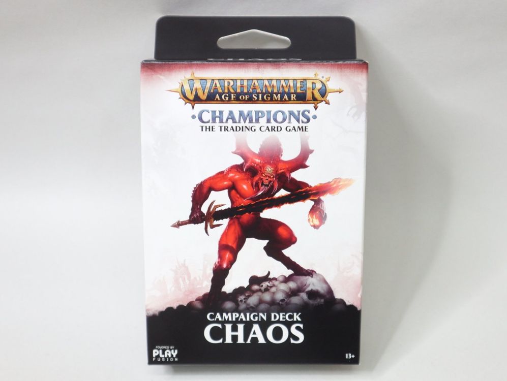 Warhammer Sigmar Campaign Deck Chaos Trading Cards (Neu und ...