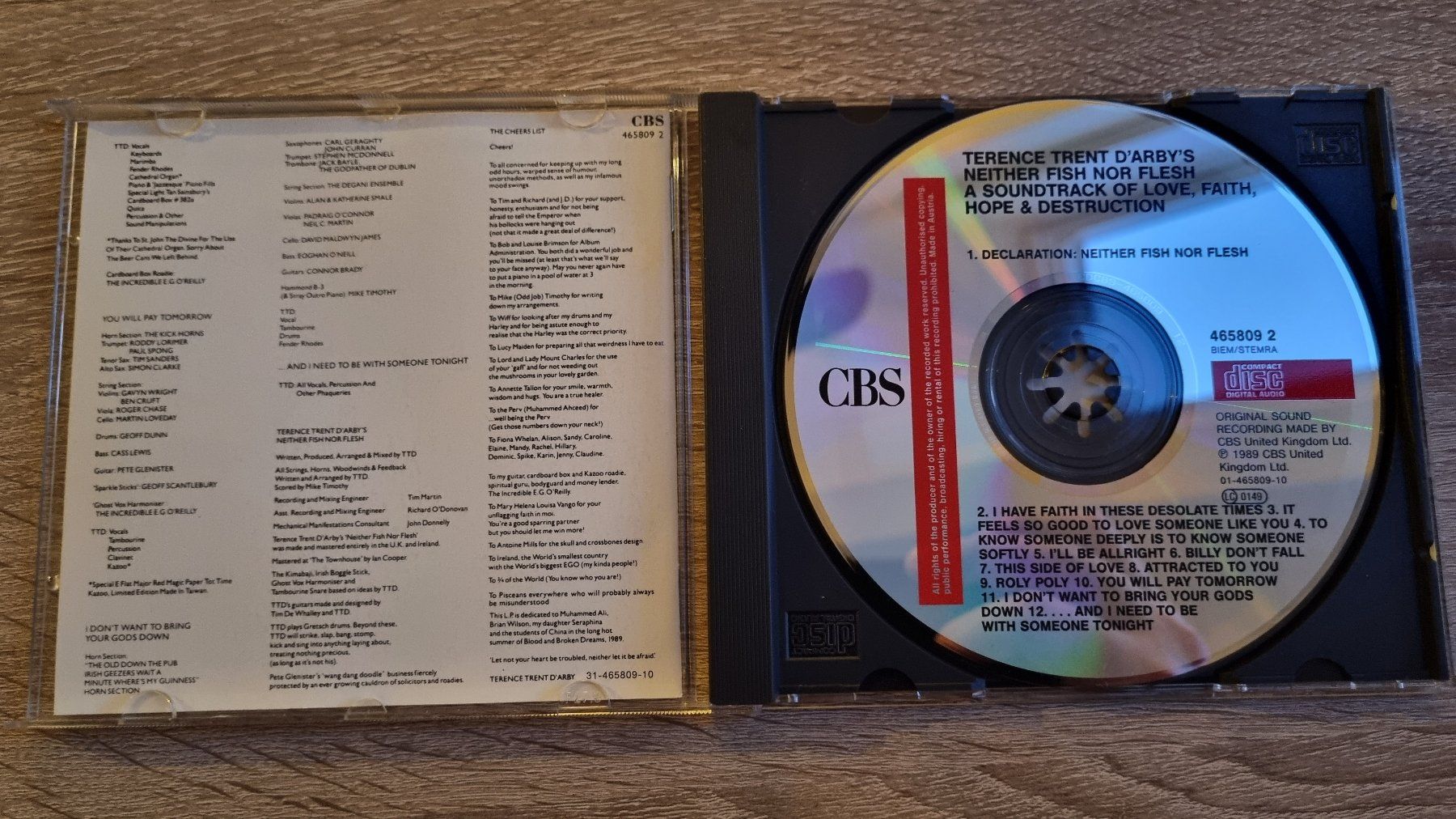 Terence Trent D'arby - Neither Fish Nor Flesh (Gebraucht) in Hagenbuch ...