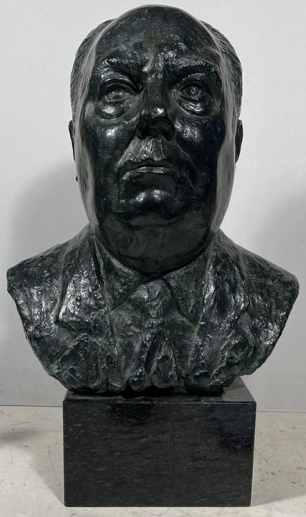Eduard SPÖRRI(1901-1995)Büste Bronze Skulptur von Hans Theil (Gebraucht ...