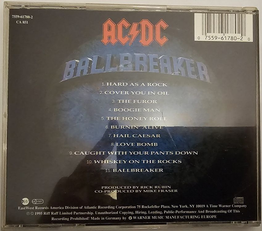 AC DC - BALLBREAKER (Gebraucht) in Merishausen für CHF 2.9 – mit ...