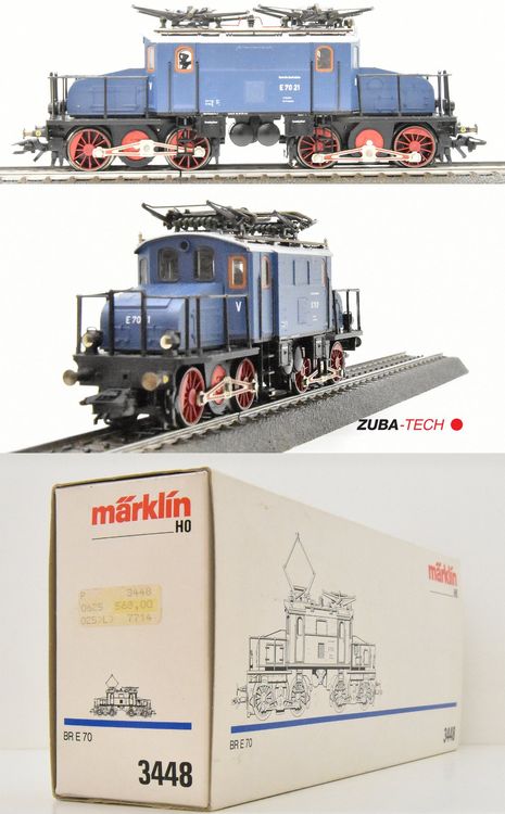Märklin 3448 E-Lok BR E 70 DB H0 WS Analog mit OVP (Gebraucht) in St. Gallen für CHF 76 – mit ...