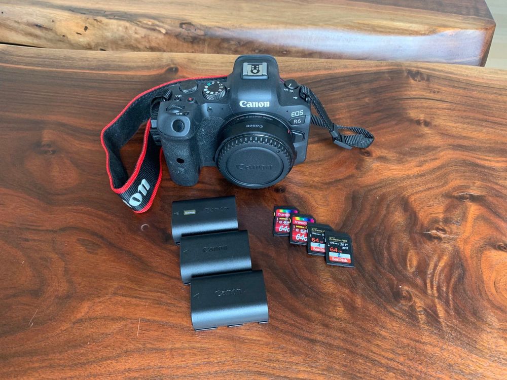 Canon EOS R6 Spiegelreflexkamera inkl. Adapter EF-EOS R (Neu (gemäss ...