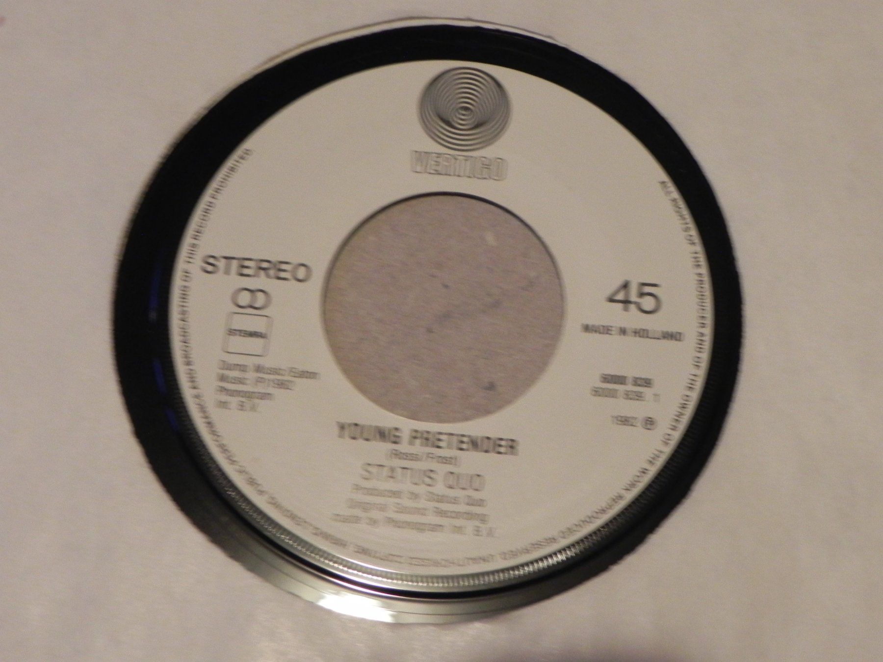 Single brit. Rock Hardrock Band Status Quo 1982 Young Pre... (Gebraucht ...