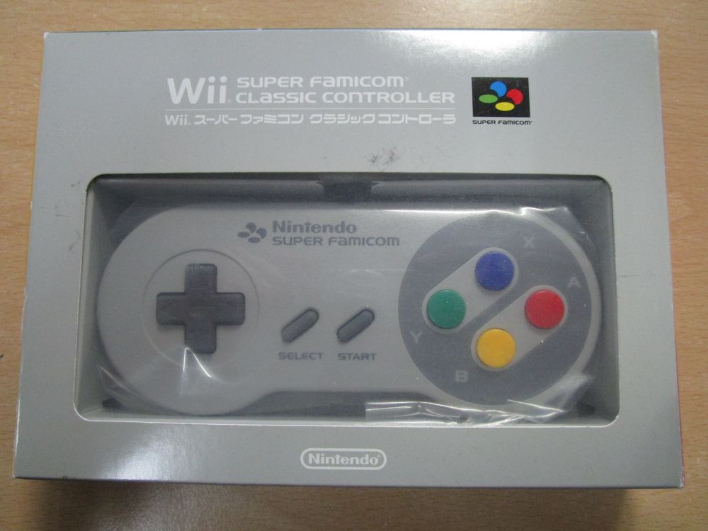 Wii Super Famicom Classic Controller - Neuware Nintendo Wii (Neu und originalverpackt) in Goldau ...