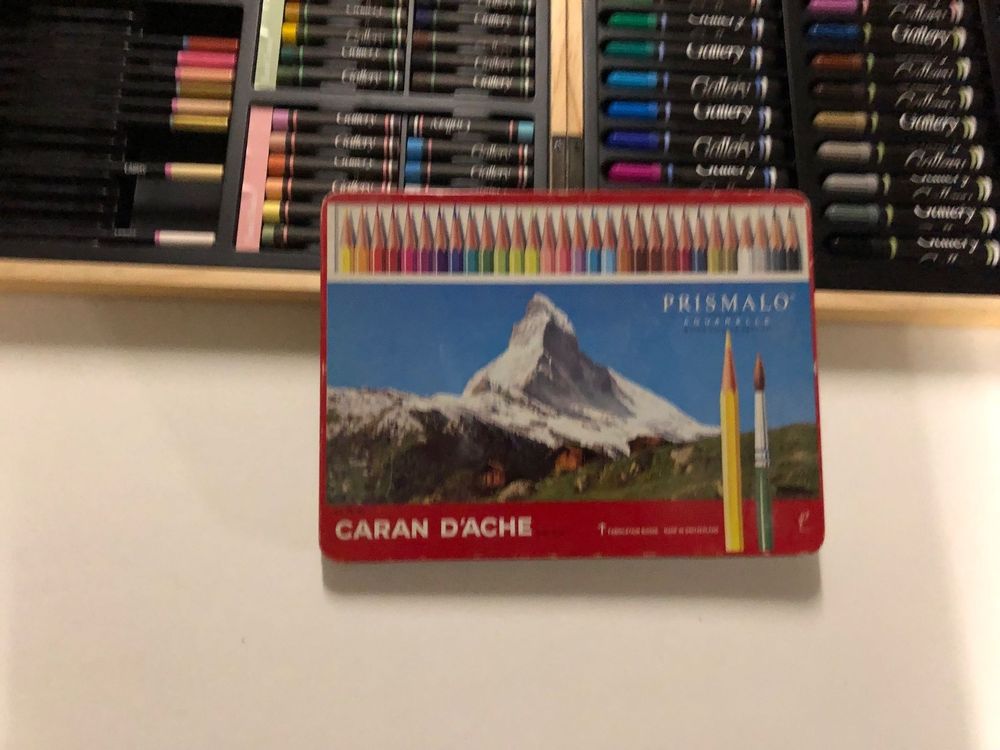 Farbstifte und Filzer, Wasserfarben Caran D'ache, Gallery (Neu (gemäss ...