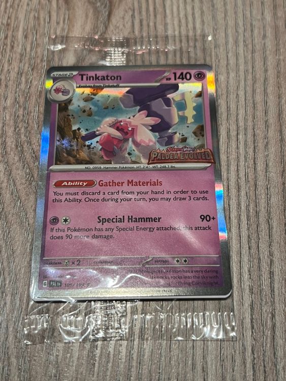 Tinkaton Promo Karte (Paldea Evolved) Original Sealed RARE | Kaufen auf ...