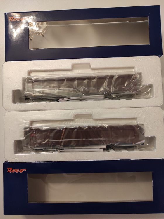 Hochbordwagen-Set 2 Tlg., braun der SBB von Roco H0, GS (Neu und originalverpackt) in La Chaux ...