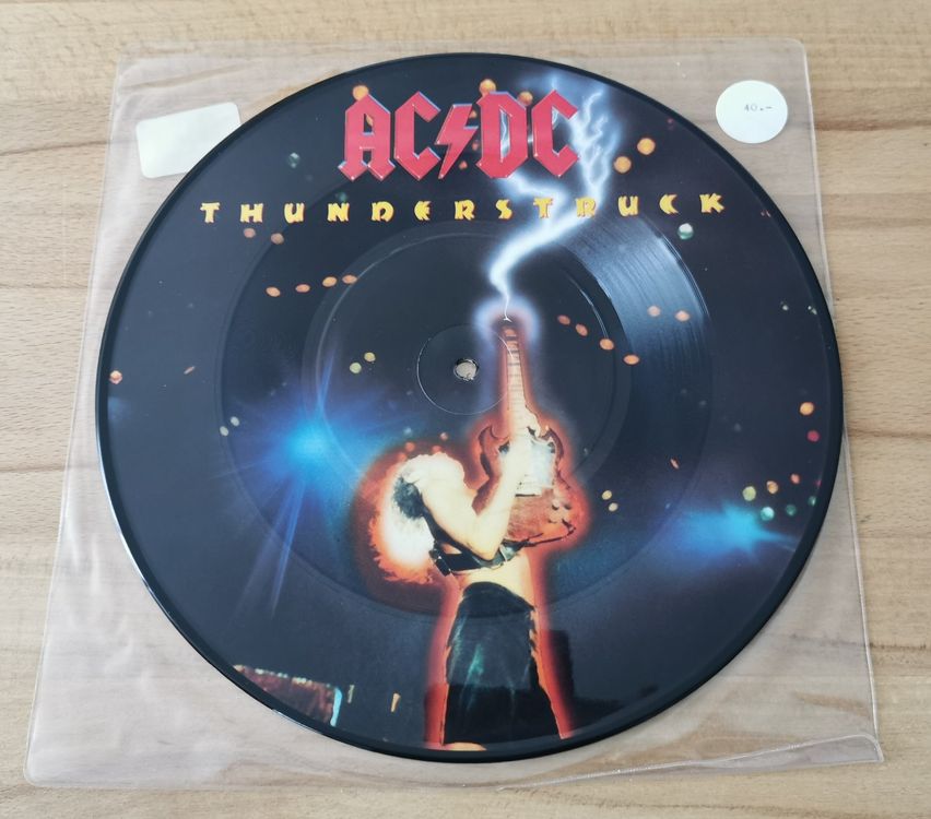 AC/DC: Thunderstruck / Fire your guns 10" Picture Disc | Kaufen auf Ricardo