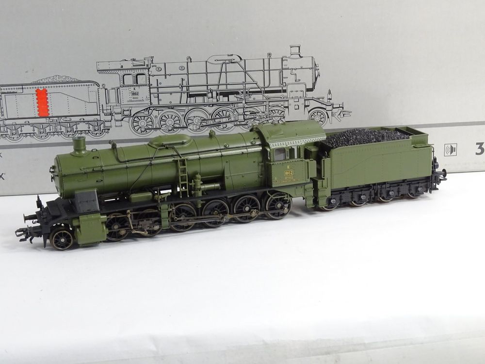 Märklin 37055 Dampflok Serie K, K.W.St.E . 1802, Grün, Sound | Acheter ...