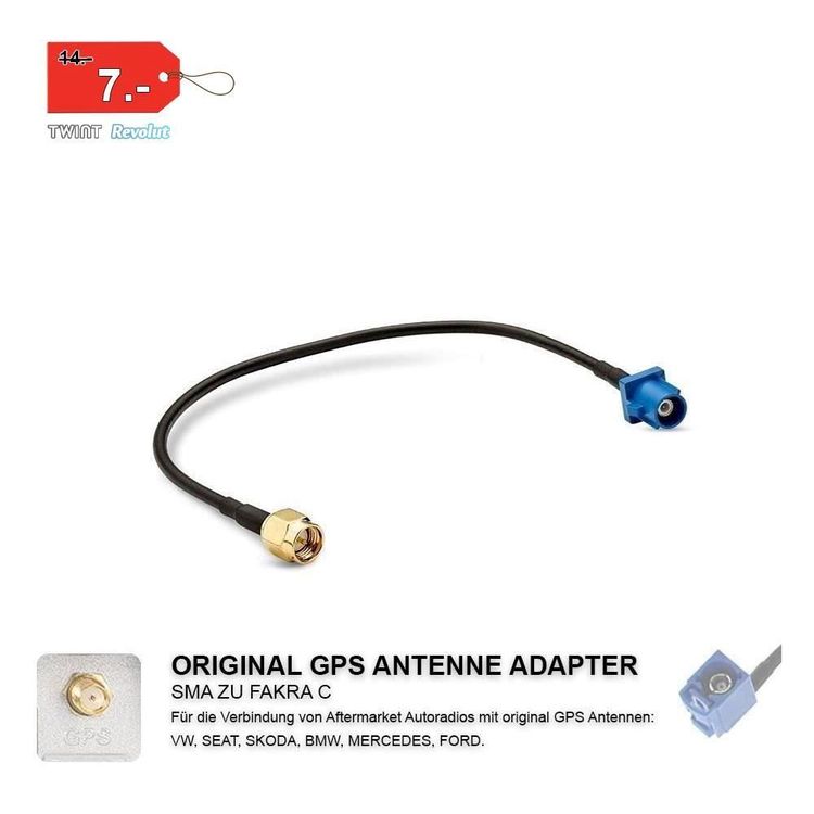 Vw Original GPS Antenne Adapter Bmw Seat | Kaufen auf Ricardo