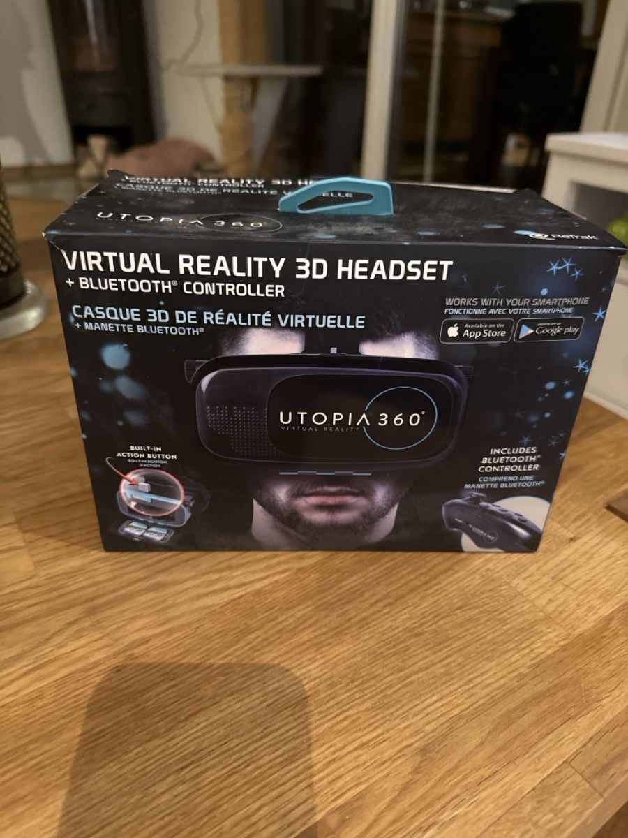 Utopia 360° VR Brille - Wie neu! Inkl. Controller🎮 (Gebraucht) in Therwil für CHF 39 – mit ...