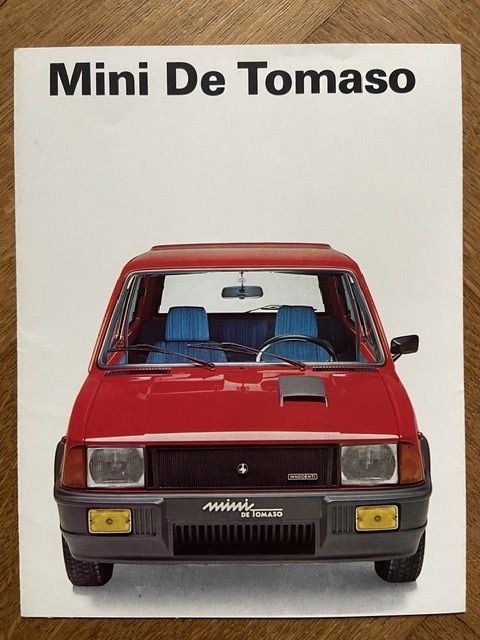 INNOCENTI MINI DE TOMASO Prospekt 1978 Brochure BL Leyland (D'occasion ...