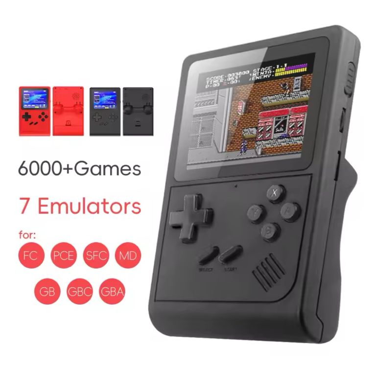Handheld Konsole 6000+ Retro Spiele / Game Spass | Kaufen auf Ricardo