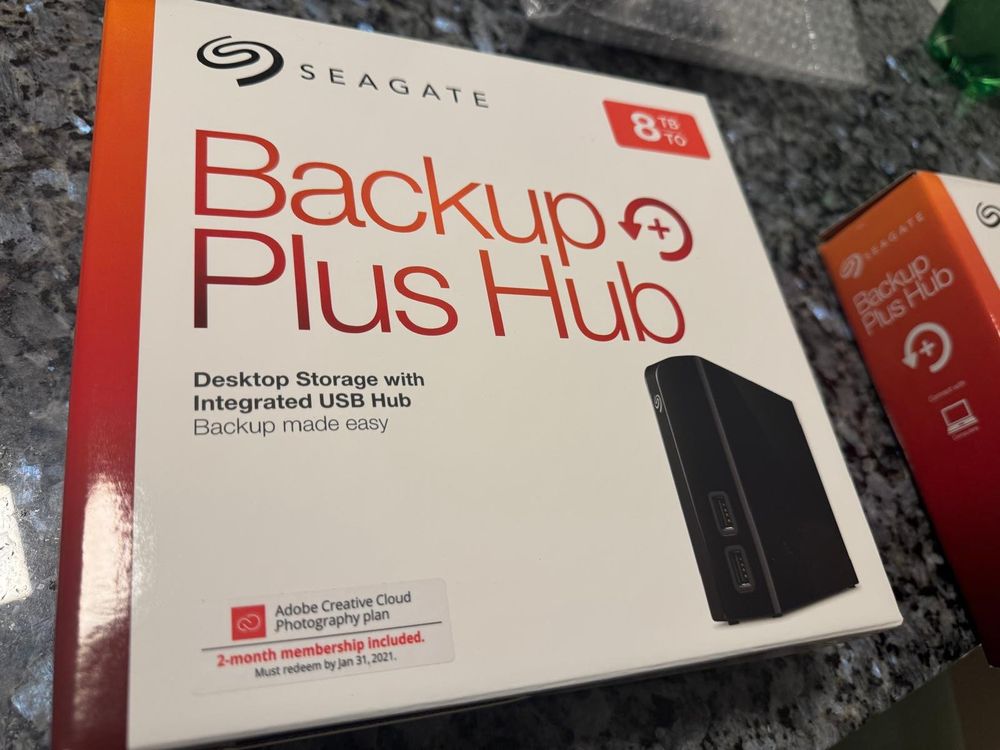 SEAGATE Backup Plus Hub 8tb wenig gebraucht guter Zustatnd (Gebraucht ...