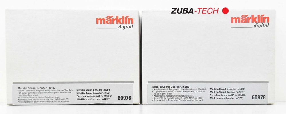2x Märklin 60978 Sound-Decoder mSD3 mit OVP | Kaufen auf Ricardo