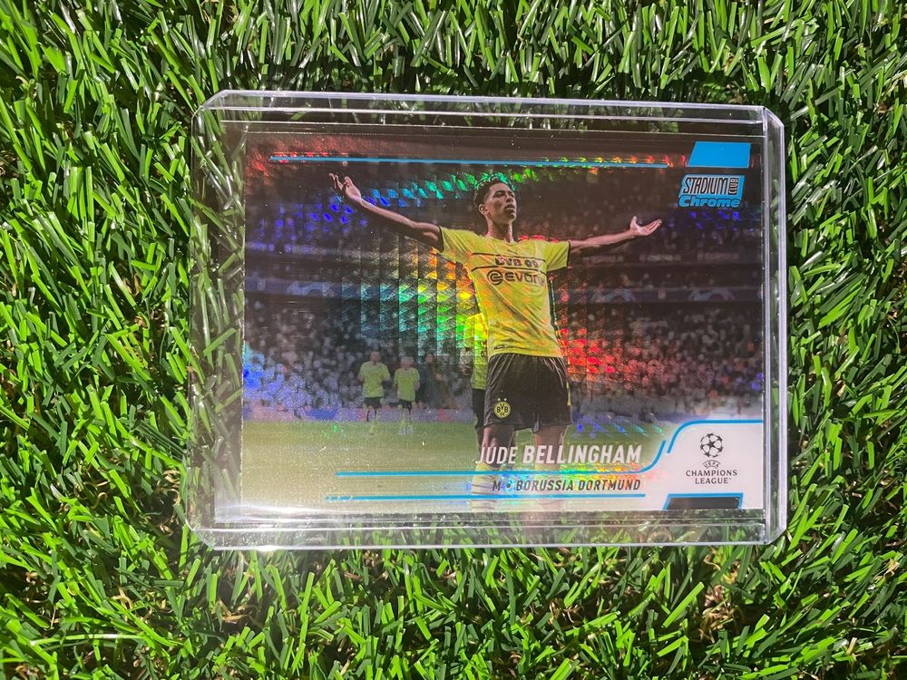 Topps Stadium Club Chrome Blue Prizm Jude Bellingham Insert | Kaufen ...