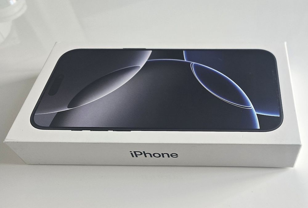 APPLE iPhone 16 Pro Max, 256 GB, Titan Schwarz, NEU Original (Neu und ...