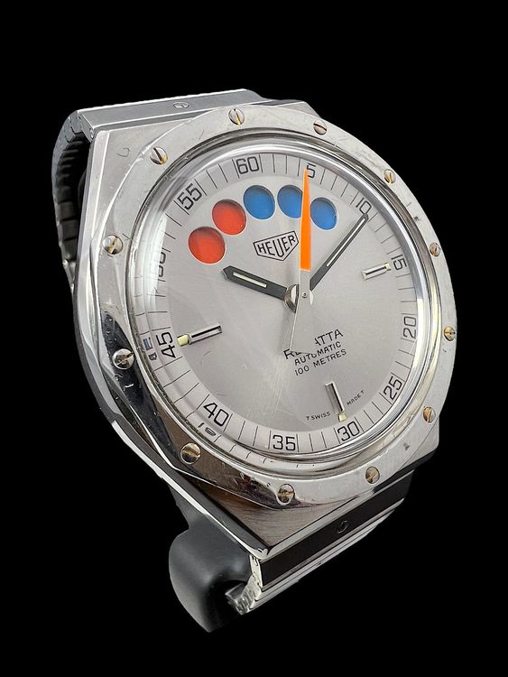 Heuer Regatta Flyback Chronograph Automatic 40mm Stahl *U546 (Gebraucht ...