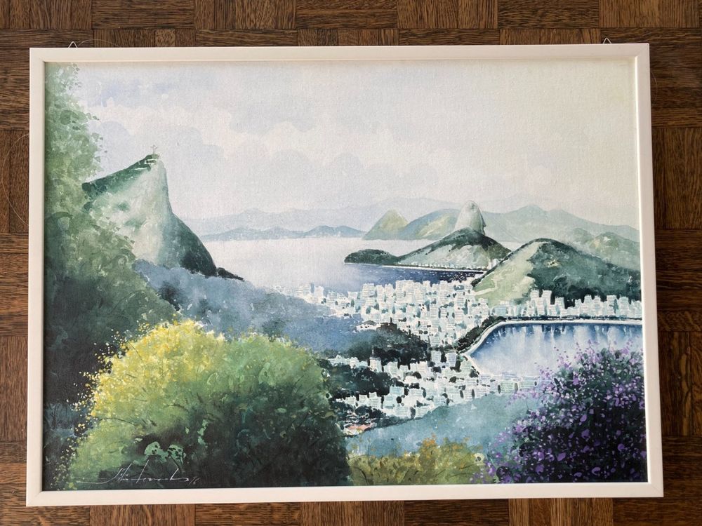 Gemälde Landschaft Zuckerhut Rio de Janeiro Brasilien (Gebraucht) in Subingen für CHF 19 – nur ...