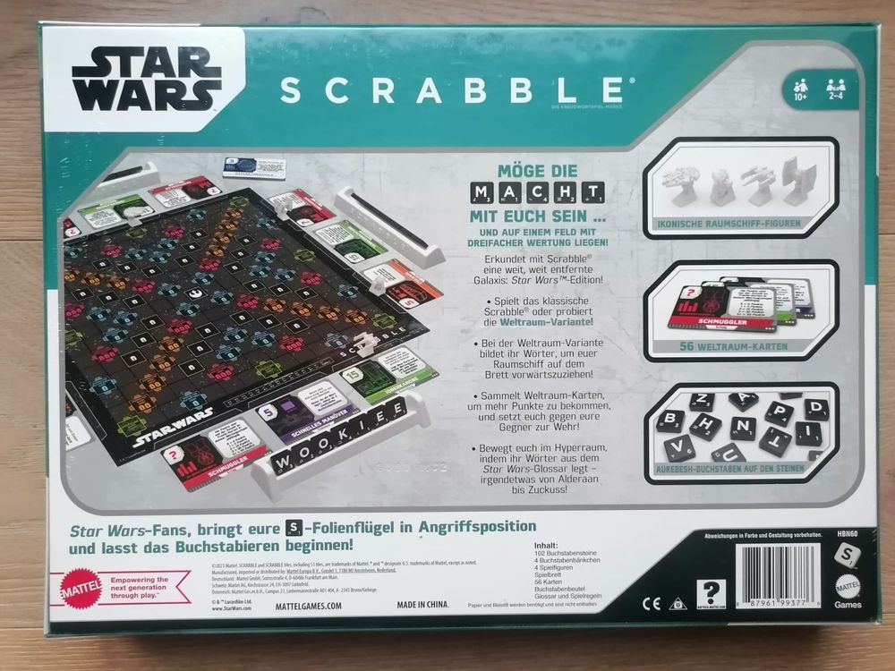 SPIEL Star Wars Scrabble: klassische & Weltraum-Variante NEU (Neu und ...