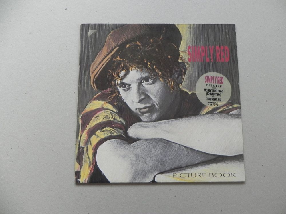 LP brit. Synth. Pop Soul Band Simply Red 1985 Picture Book | Kaufen auf ...
