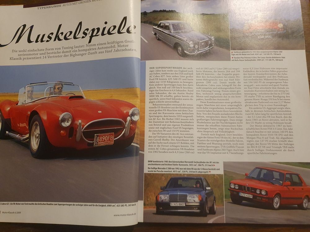 Motor Klassik 6/09 Talbot Lotus Kadett GTE RS 2000 Bitter xb (Gebraucht ...