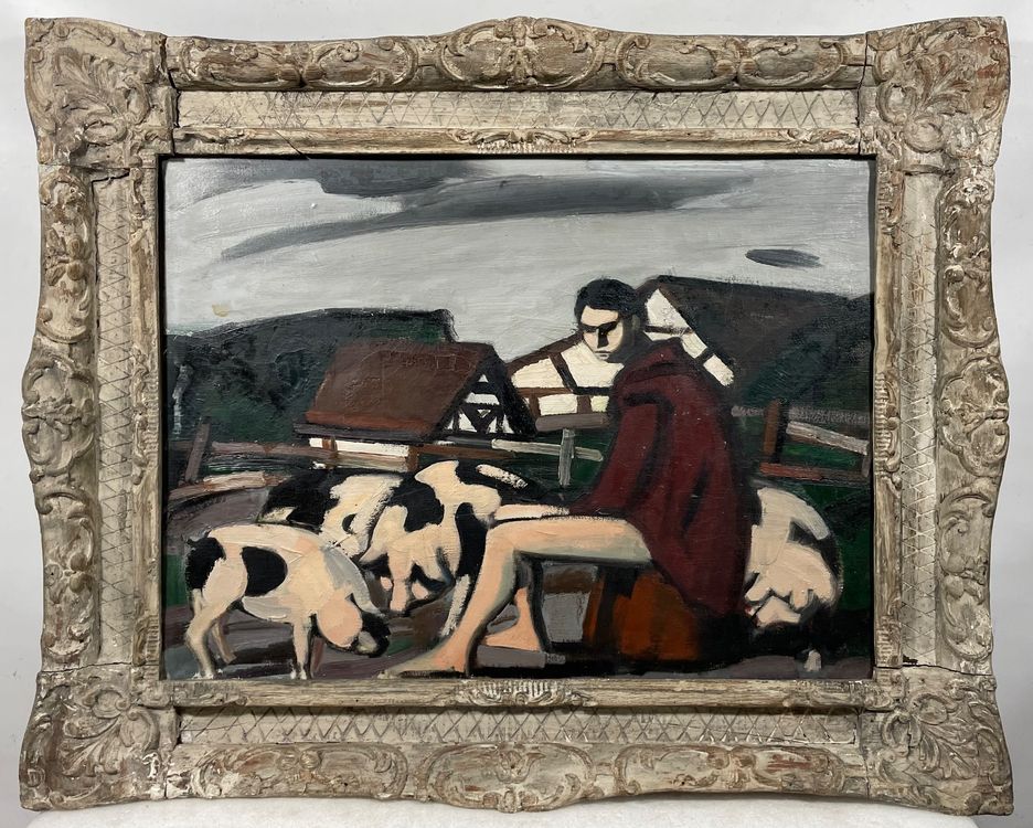 Max HUNZIKER (1901-1976) grosses Gemälde (Gebraucht) in Root für CHF ...