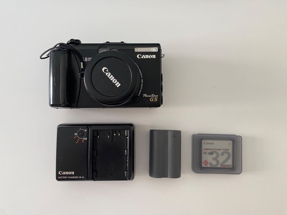 Canon PowerShot G5 digicam, vintage 2000’s (Gebraucht) in Basel für CHF ...