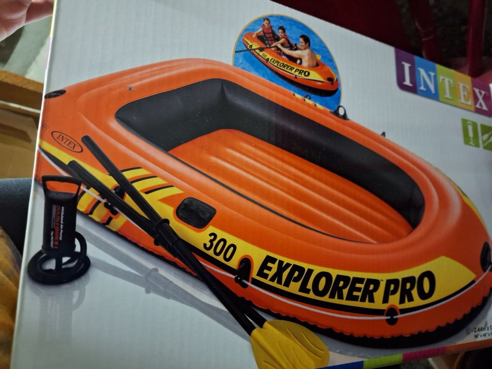 NEU ! INTEX Schlauchboot Explorer TM Pro 300 Orange | Kaufen auf Ricardo