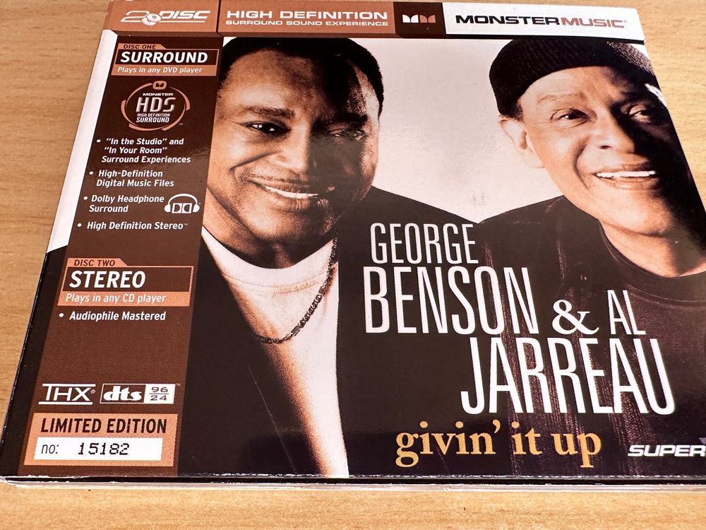 George Benson & Al Jarreau – Givin' It Up - CD + DVD (Gebraucht) in Rikon im Tösstal für CHF 27 ...