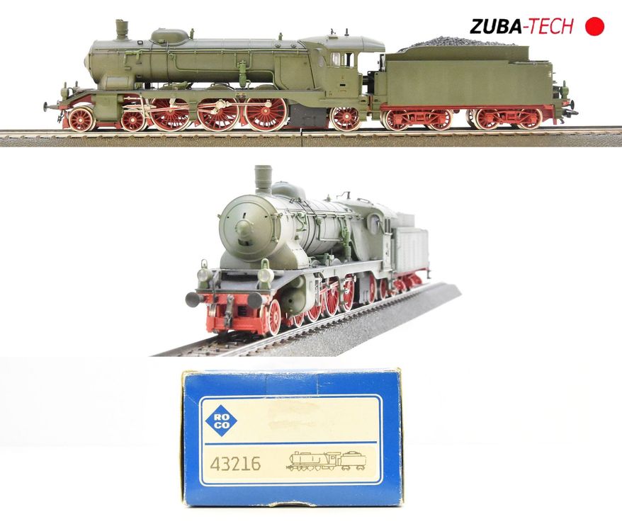 Roco 43216 Dampflok Serie-C K.Bay.Sts.B H0 GS Analog mit OVP | Kaufen ...