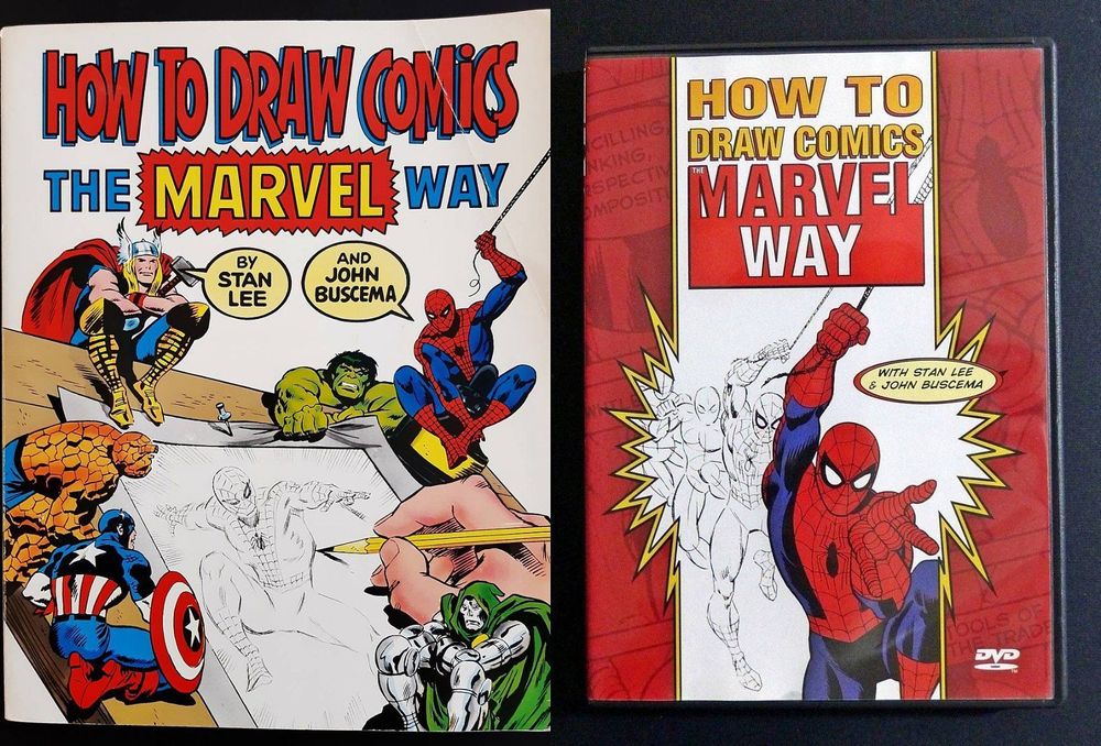 BOOK & DVD HOW TO DRAW COMICS MARVEL WAY 1984-8 JOHN BUSCEMA | Kaufen ...