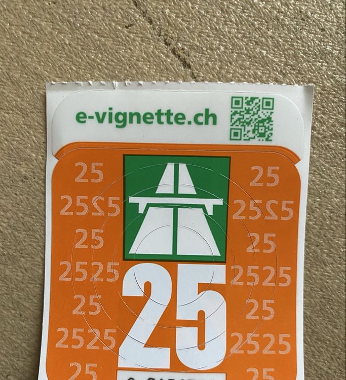 Autobahnvignette 2025 Schweiz (Neu und originalverpackt) in Schinznach Dorf für CHF 37 – mit ...