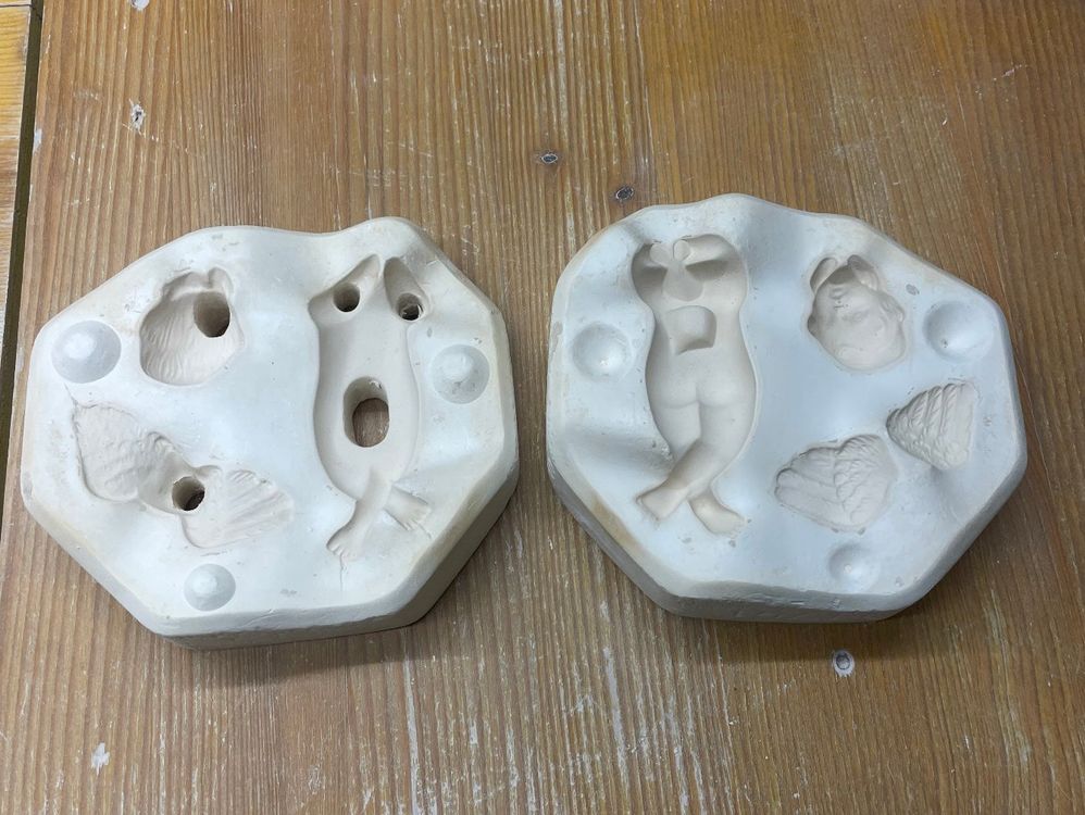 Keramik Gips Giessformen Engel Sonne Bär Scioto & Hartenfels (Gebraucht ...