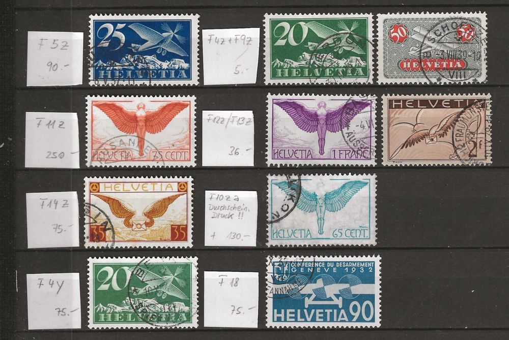 Lot Flugpost ab Nr. F5z - KP 735.-- | Kaufen auf Ricardo