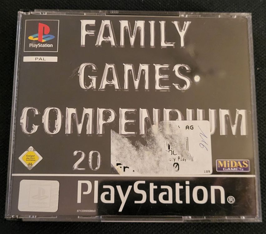 Family Games Compendium PS1 Game English Playstation 1 EN DE (Gebraucht ...