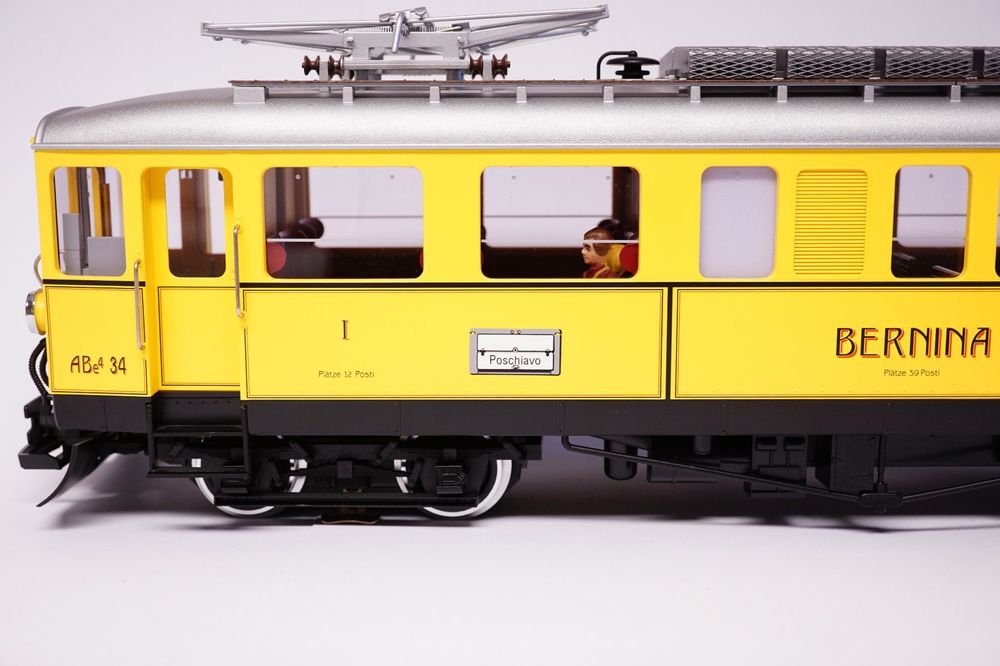 dß LGB 21392 RhB ABe 4 34 Bernina nostalgie Triebwagen gelb (Gebraucht) in Thun für CHF 990 ...