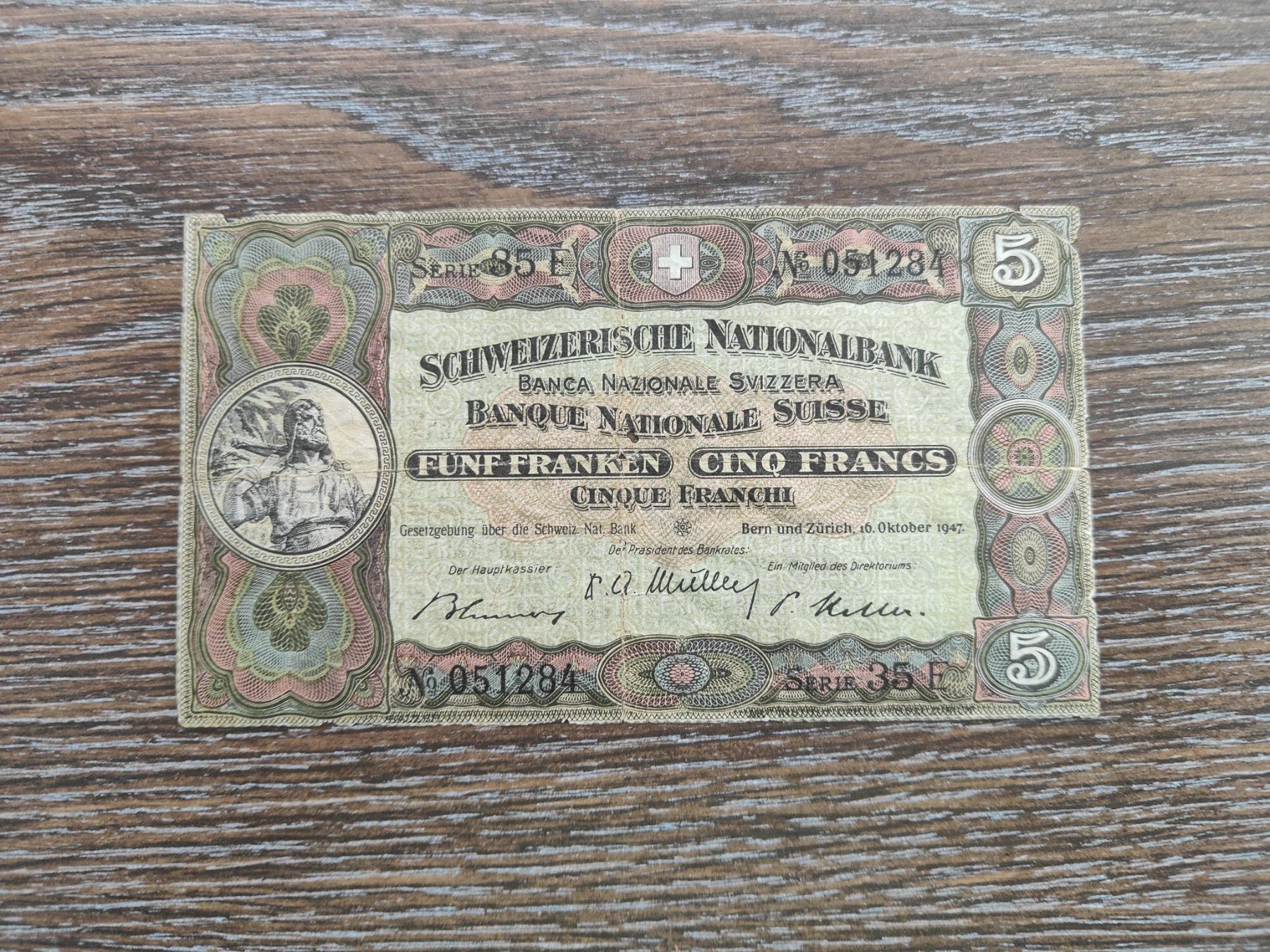 Schweiz 5 Franken 1947 !!!!!!! (Gebraucht) in Flaach für CHF 3.5 – mit Lieferung auf Ricardo kaufen