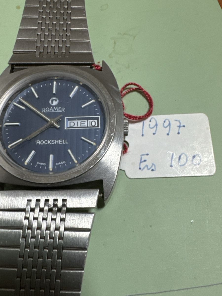 Roamer Rockshell Vintage, acier, bleutée, 1997, à saisir! (D'occasion ...