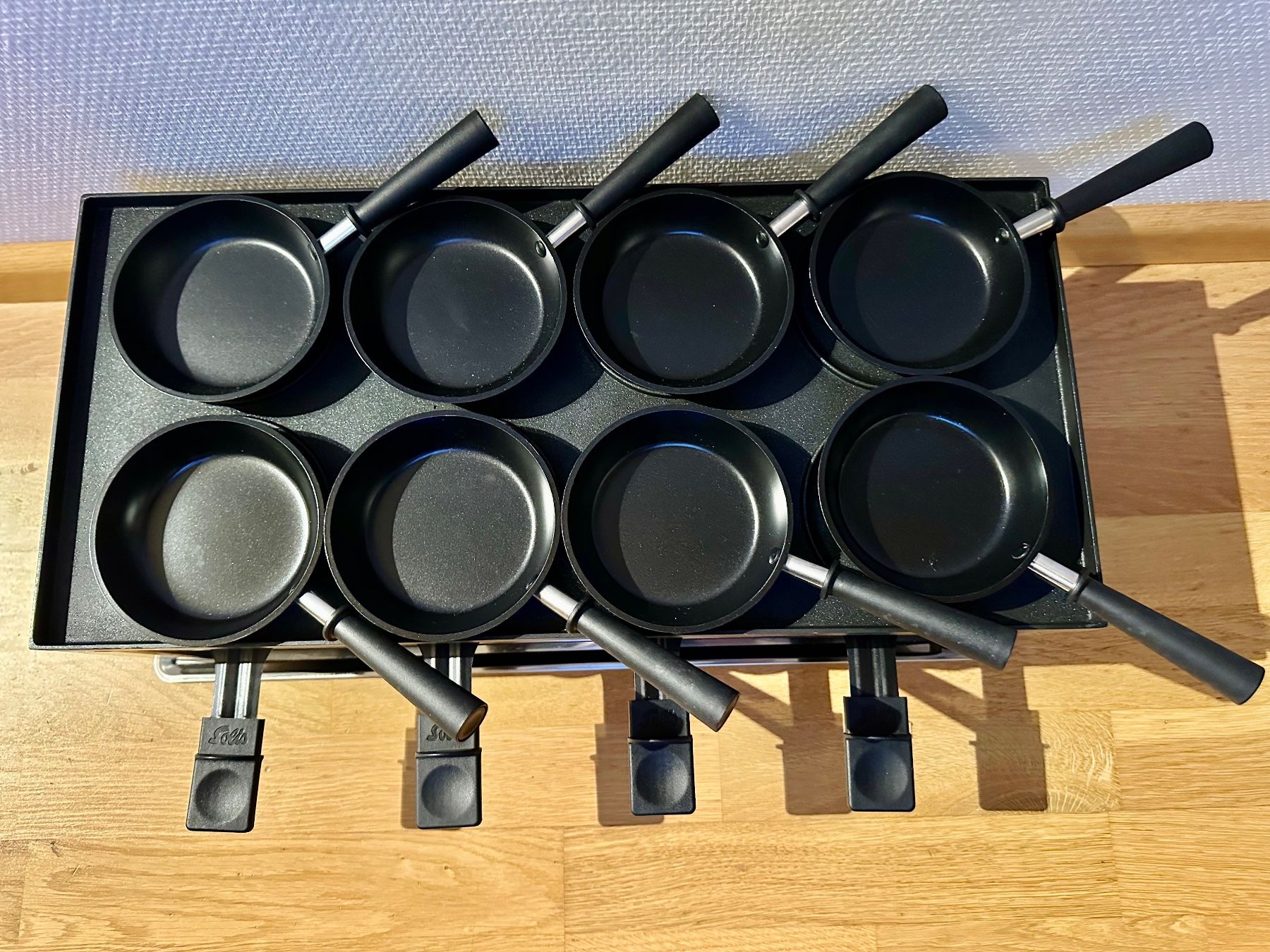 Solis Tischgrill 5in1 Raclette Ofen Wok Crêpes 8 Personen (Gebraucht ...