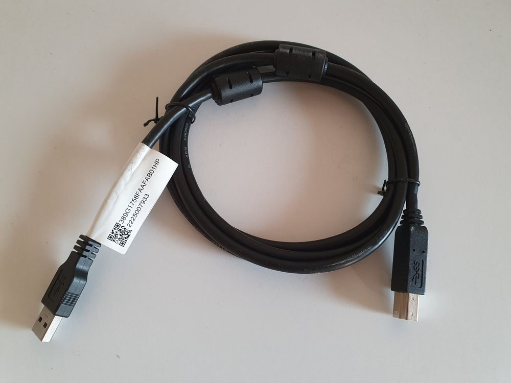 HP USB Datenkabel – USB 3.0 Typ A auf Typ B / HP 917468 (Gebraucht) in ...