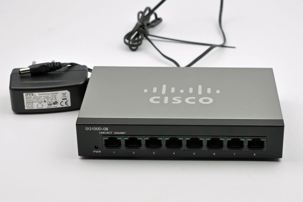 Cisco SG 100D-08 8-Port Gigabit Switch Small Business (Gebraucht) in Wittenbach für CHF 19 – mit ...