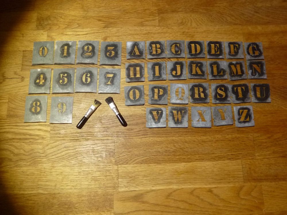 Metallblock 5 Buchstaben