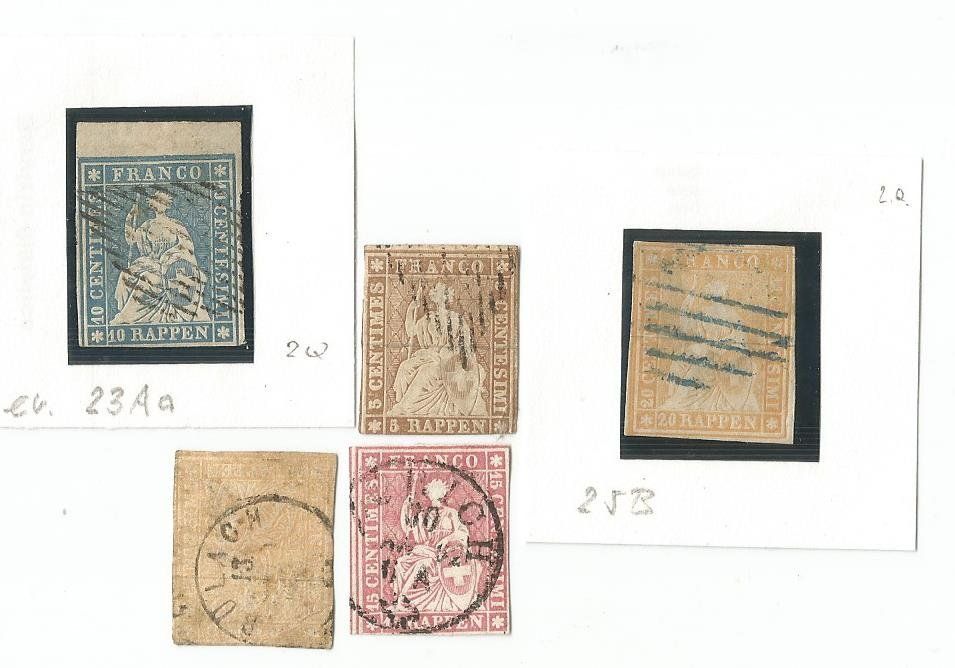 ** STRUBEL-LOT AB 1854/55 ** | Kaufen auf Ricardo