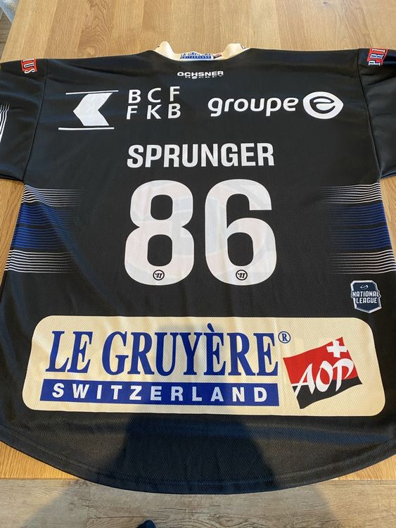 Maillot hockey HC Fribourg Gottéron Sprunger dédicacé | Kaufen auf Ricardo