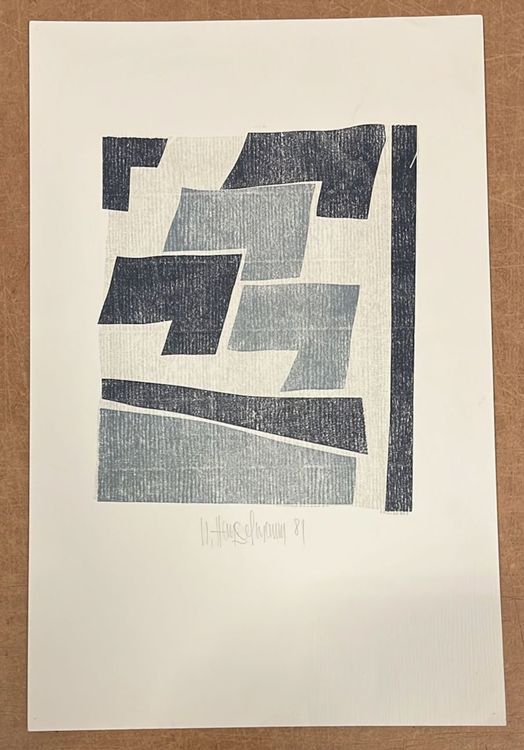 Holzschnitt handsigniert Urs Hanselmann (ID b3216) (Gebraucht) in ...