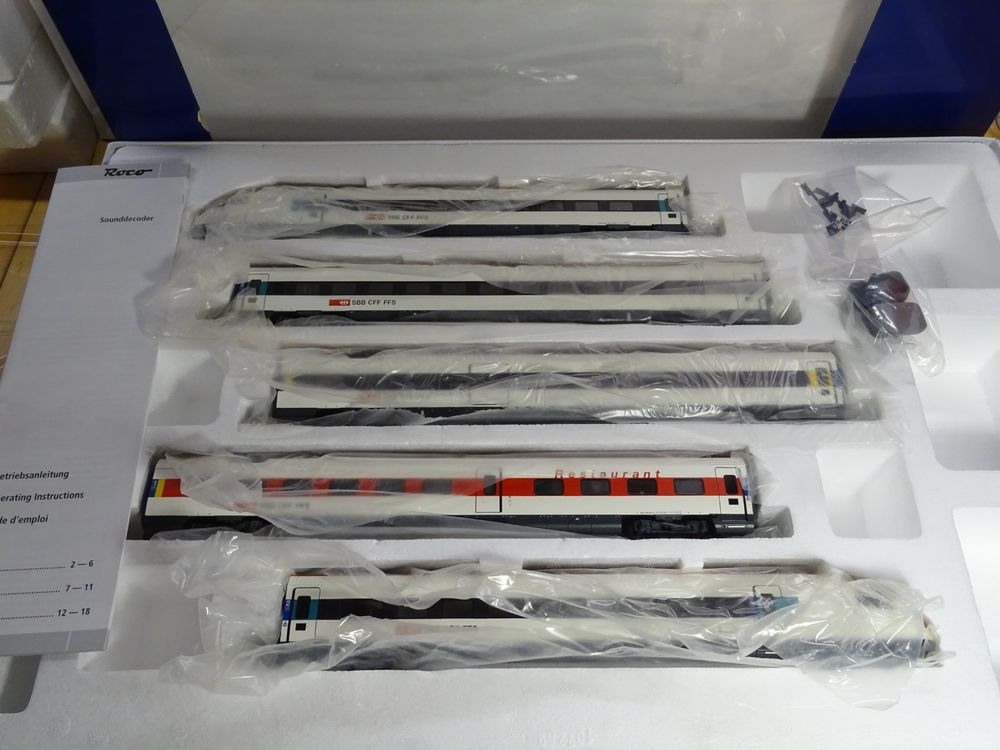 Roco 63151 ICN SBB Neigezug 5 teilig, Sound, H0,GS/DC,OVP (Neu und ...